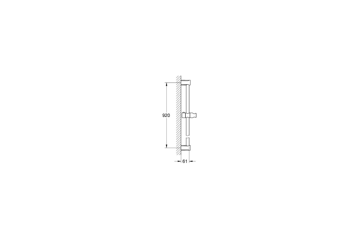 Душевая штанга Grohe New Tempesta Cosmopolitan 900 27522000 - выгодная ...