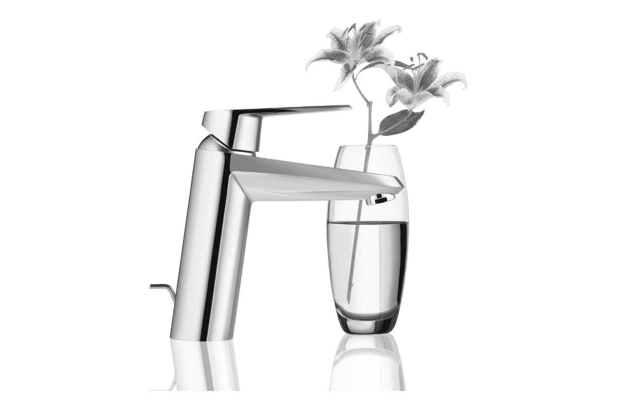 Однорычажный смеситель для раковины Grohe Eurodisc Cosmopolitan со ...