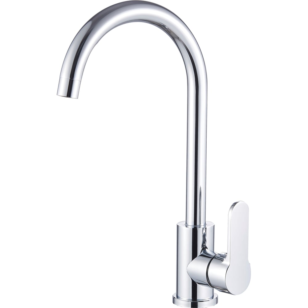 Смеситель для кухни ARGOTECH GEKTOR d-35, нерж. сталь, хpом, монтаж - гайка 44276 - выгодная ...