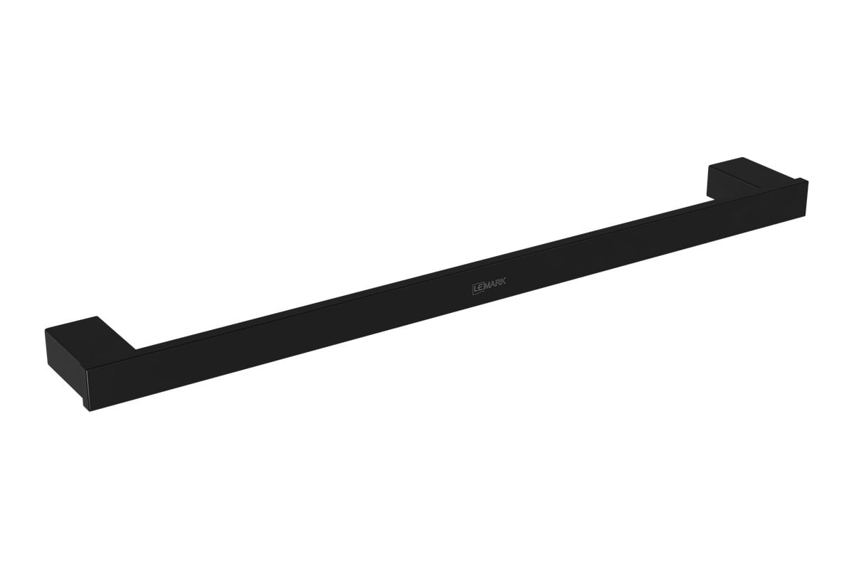 Полотенцедержатель Lemark SMOOTH LINE одинарный, чёрный 9782023 - выгодная цена, отзывы ...