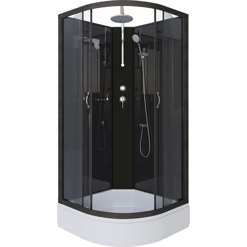 Душевая кабина Niagara NG-6501-14BKT (900x900x2100-2400) средний поддон ...