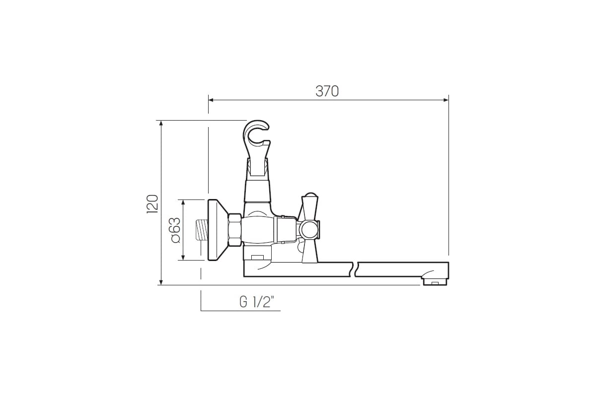 Смеситель для ванны РМС SL138-143P - выгодная цена, отзывы, характеристики, фото - купить в ...