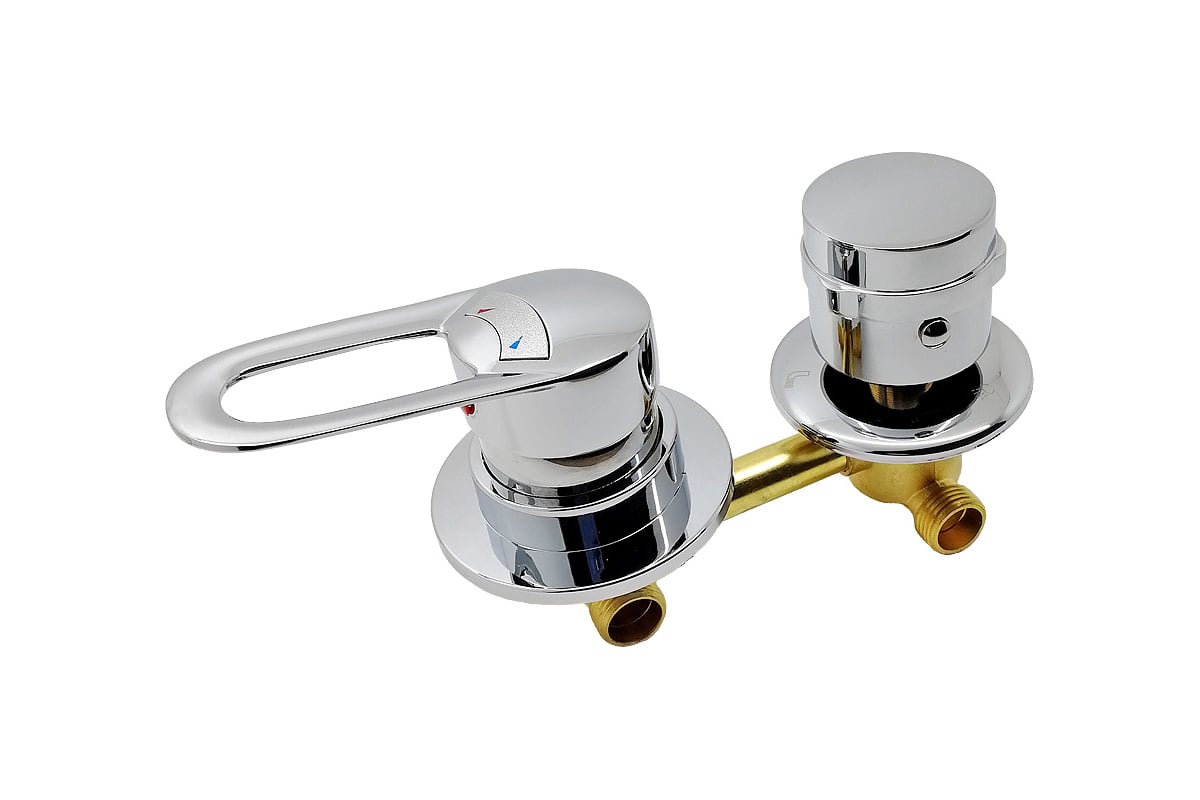 Смеситель ORION RENEWAL для душевой кабины 2-режимный, 100 мм, резьба ...