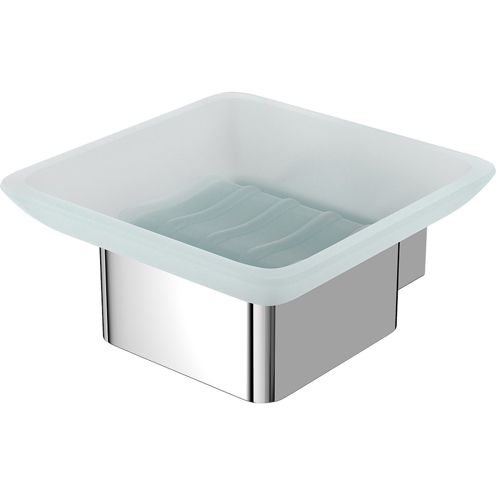 Мыльница Lemark SMOOTH LINE с держателем, хром 9741016 - выгодная цена, отзывы, характеристики ...