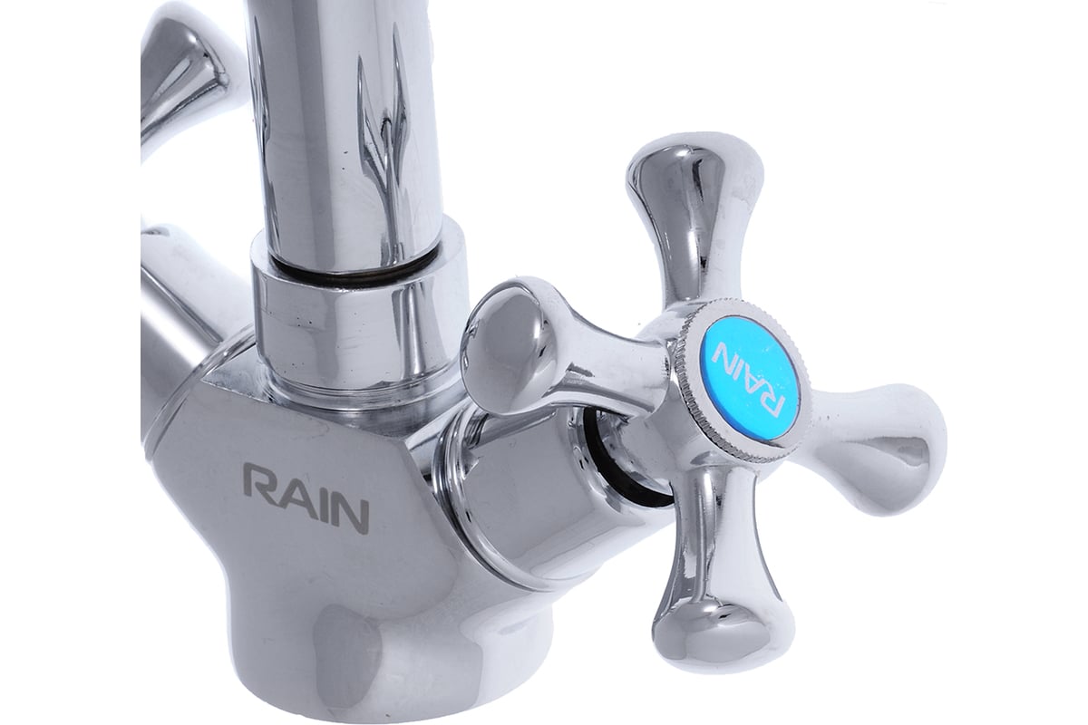 Смеситель для кухни RAIN Нефрит гайка, латунь, кран-буксы 1/2 561-267 ...