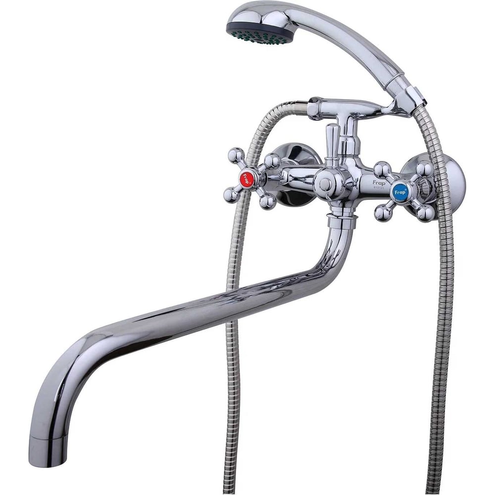 Смеситель для ванны и умывальника FRAP F2619 1/2 керамическая кран ...