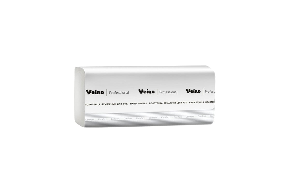 Полотенца бумажные для рук VEIRO PROFESSIONAL V1-250 V-сложения ...
