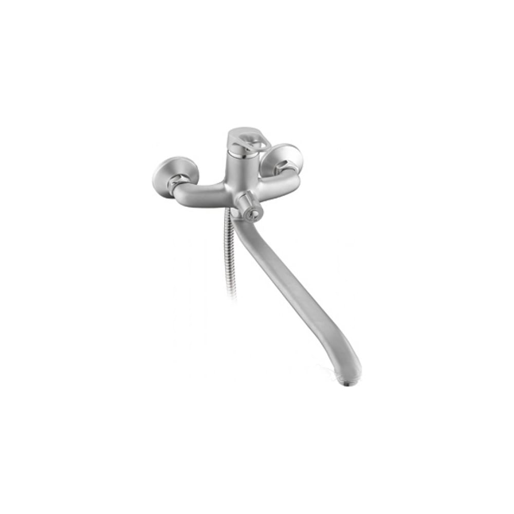 Смеситель для ванны и умывальника FRAP 35к F2213-1 дивертор в корпусе, матовый 518369 - выгодная ...