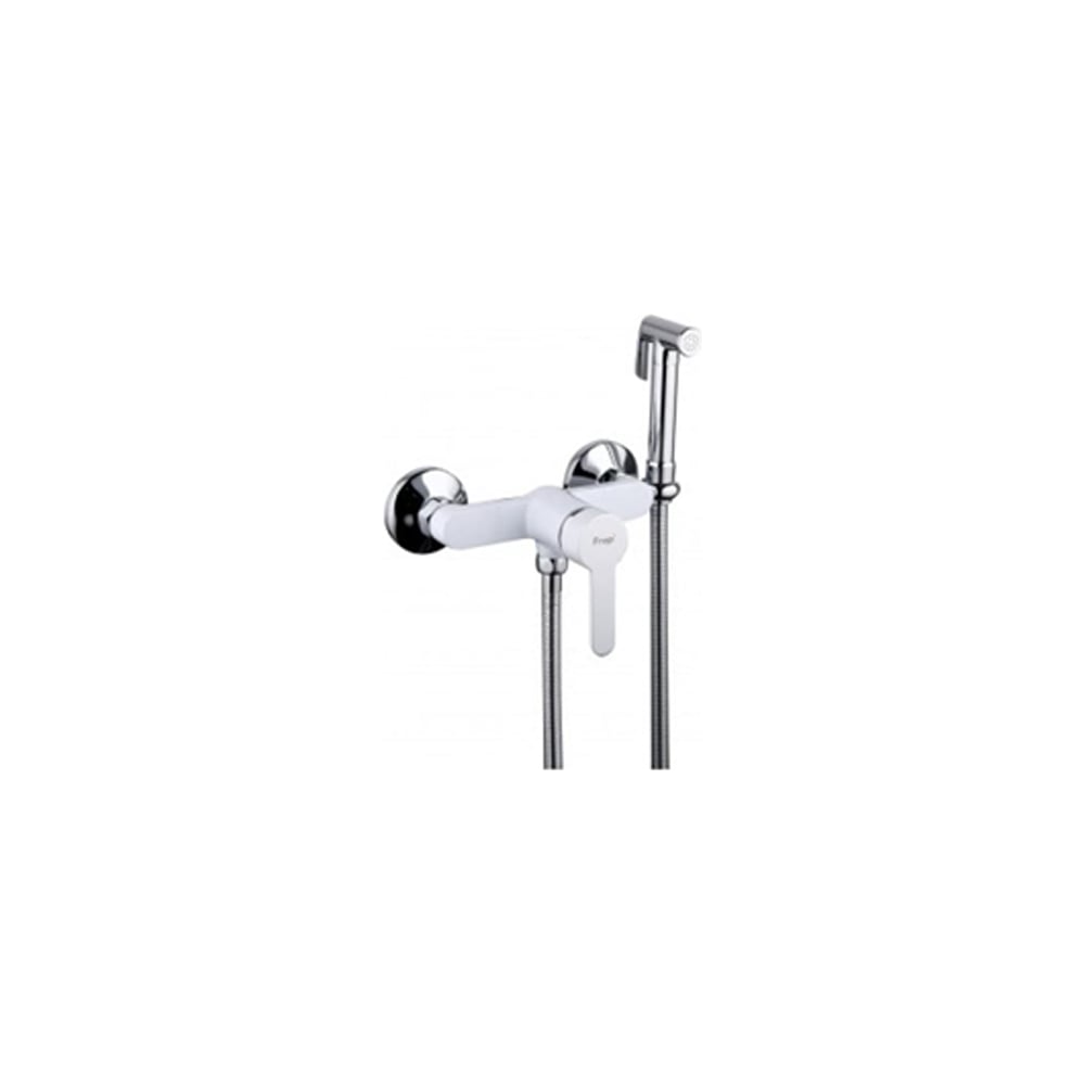 Смеситель с гигиенической лейкой FRAP F2041-8 белый 540091 - выгодная цена, отзывы ...