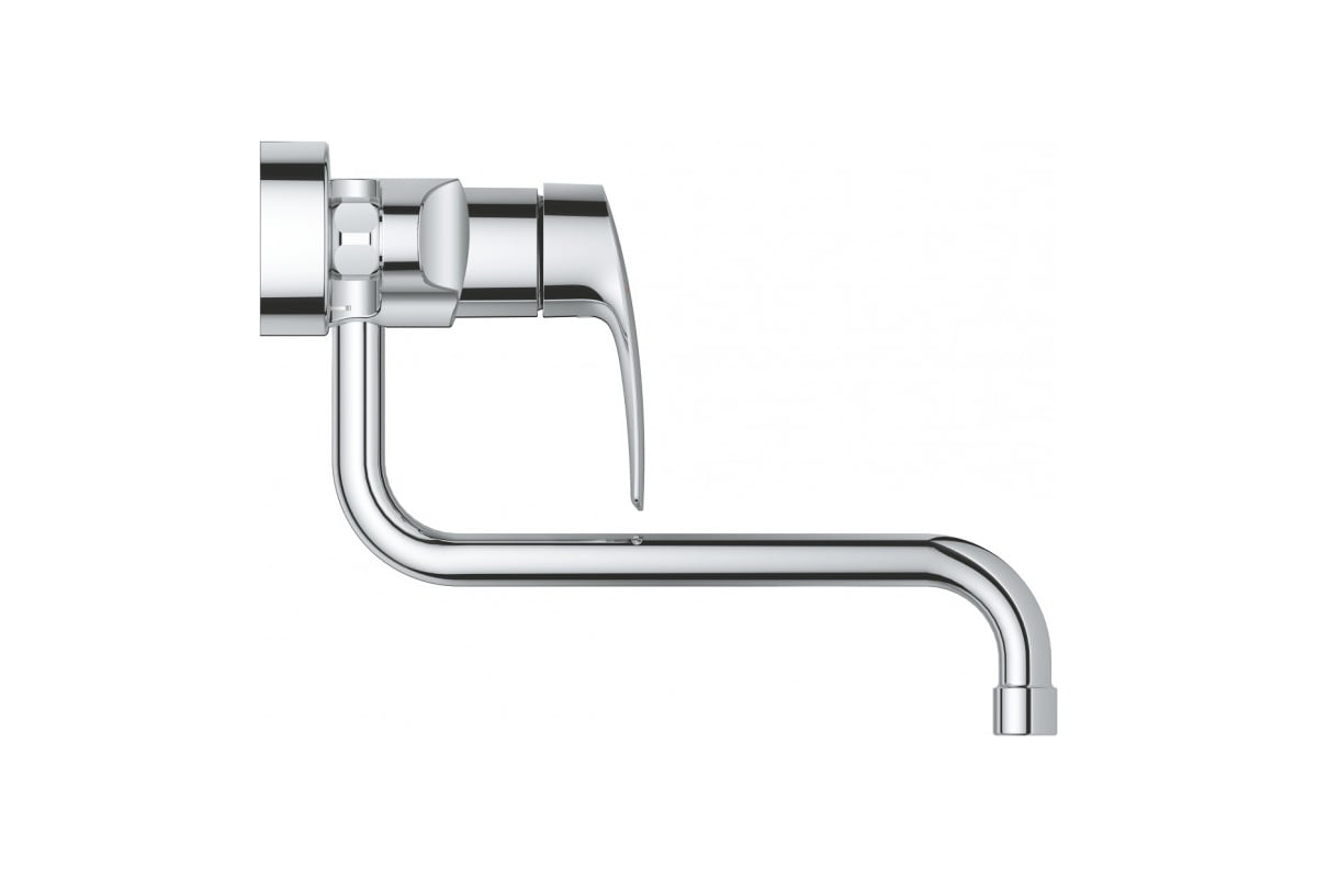 Смеситель для кухонной мойки GROHE Eurosmart 2021 настенный монтаж ...