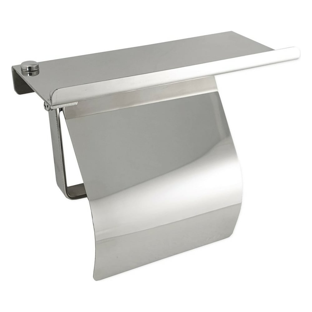 Держатель для туалетной бумаги Gfmark с полочкой для телефона и крышкой 79906 82132 - выгодная ...