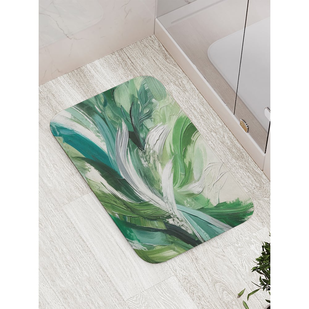 Коврик для ванной комнаты и туалета противоскользящий JoyArty "Современное творчество" 52x77 см ...