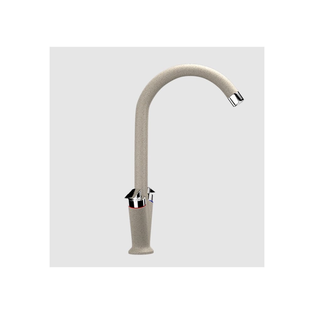 Смеситель для кухни ULGRAN U-011 цвет: бежевый U-011-328 - выгодная цена, отзывы, характеристики ...