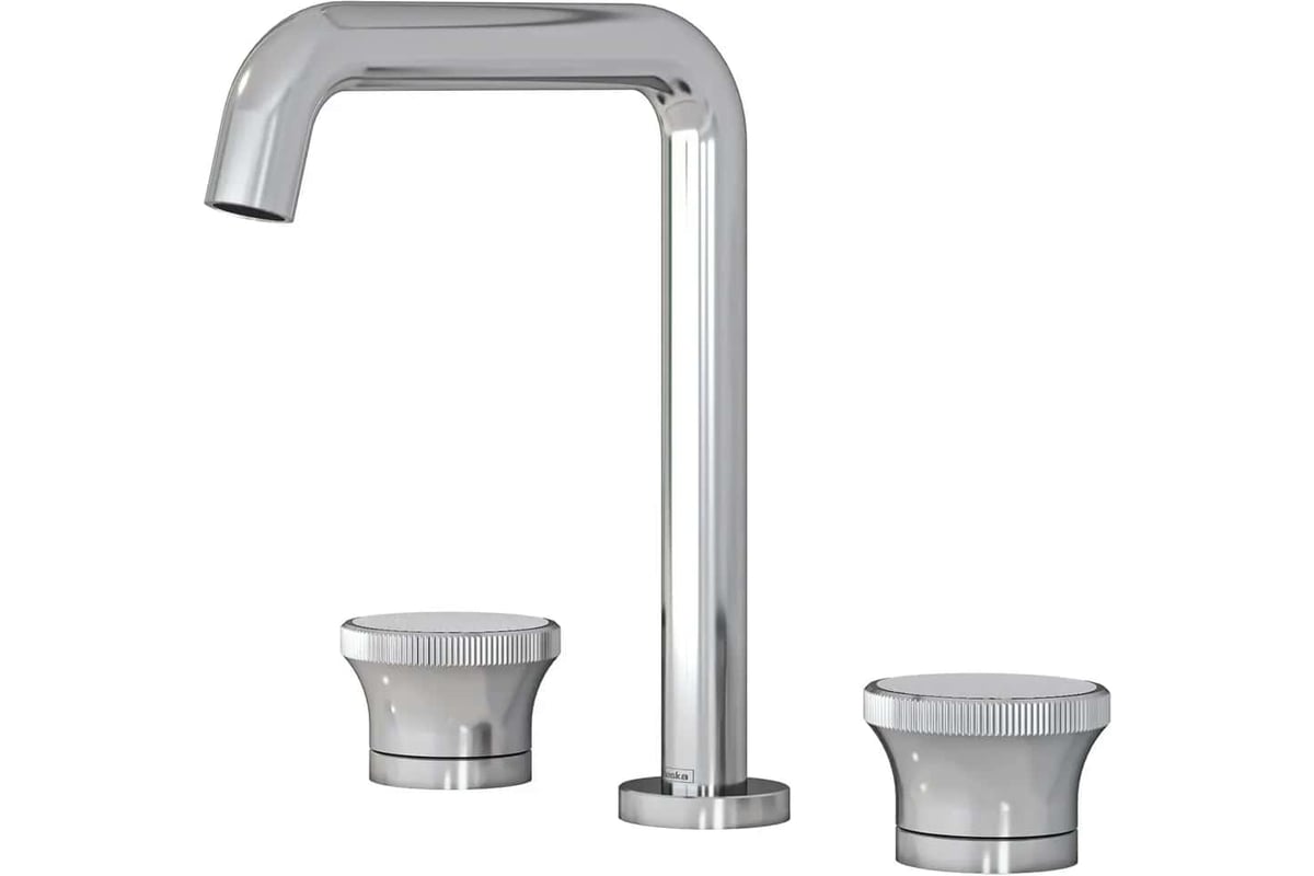 Смеситель для раковины TESKA Norma Shine на 3 отверстия, хром E2506 ...