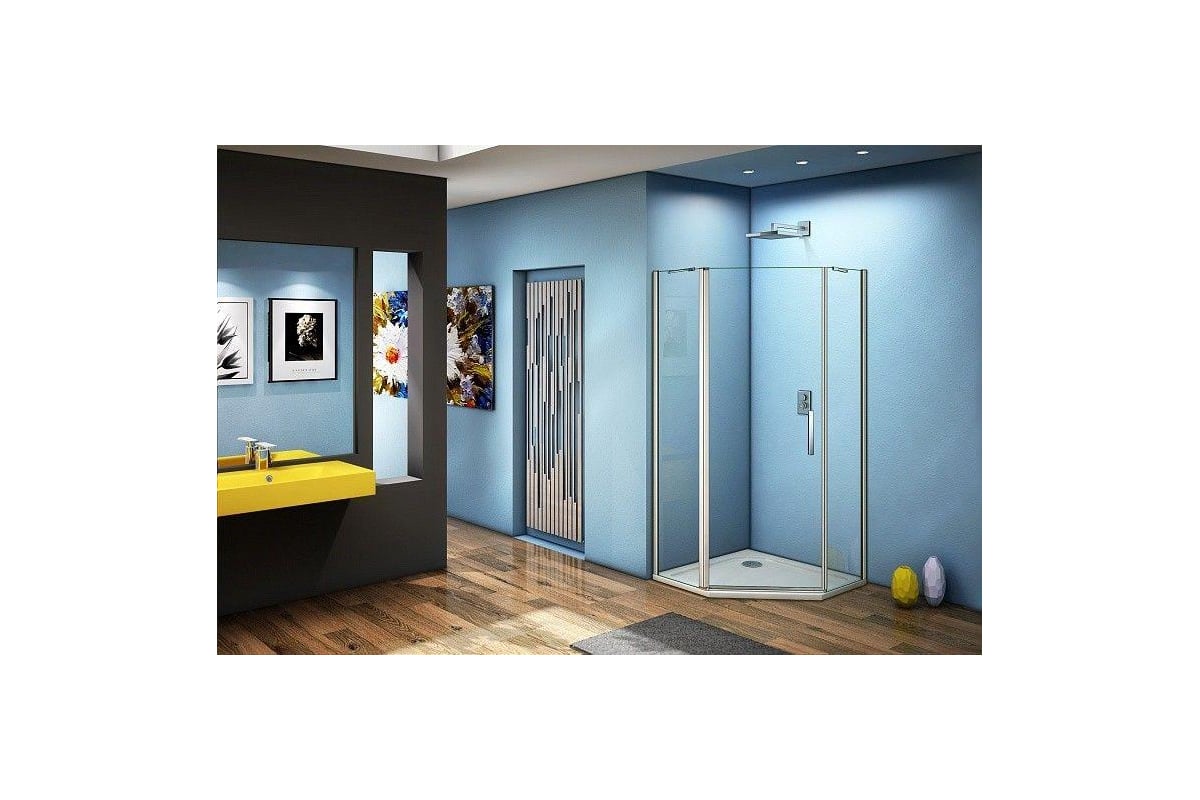 Душевое ограждение Good Door FANTASY PNT-100-C-CH ФА00030 - выгодная ...