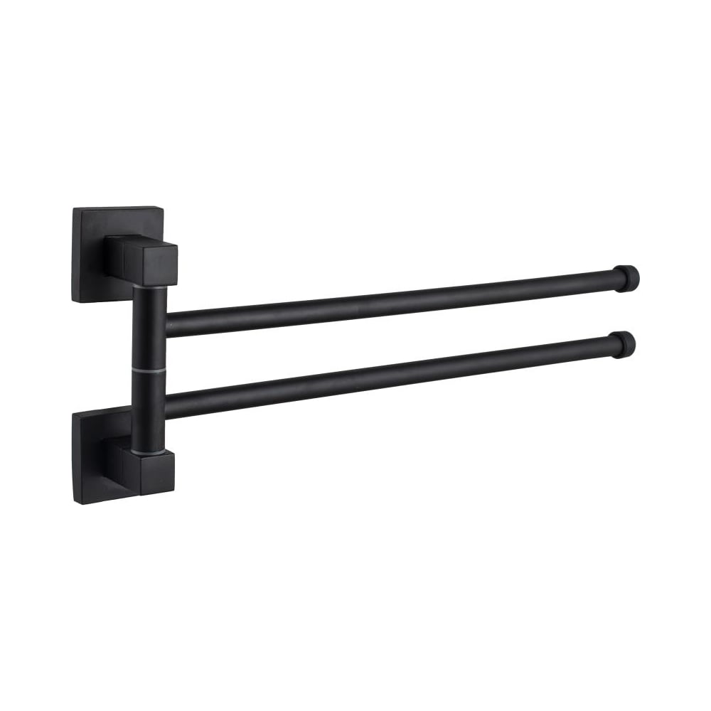 Держатель для полотенец D-Lin рога двойной, черный D253222 - выгодная ...