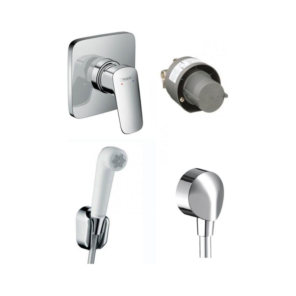 Набор с гигиеническим душем Hansgrohe Logis 71604000, 13620180 ...