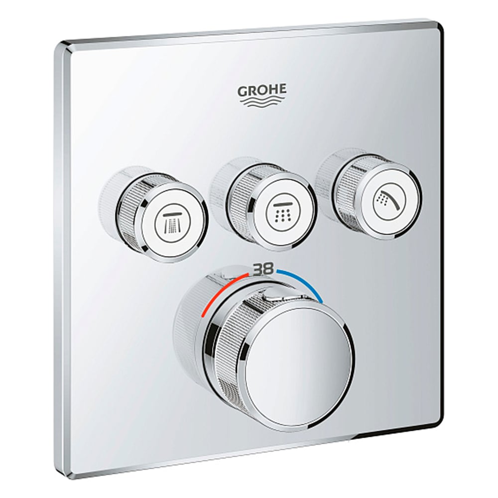 Термостат для ванны/душа GROHE Grohtherm SmartControl, 3 кнопки ...