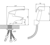 Смесители для раковины с гигиеническим душем - купить кран для ...