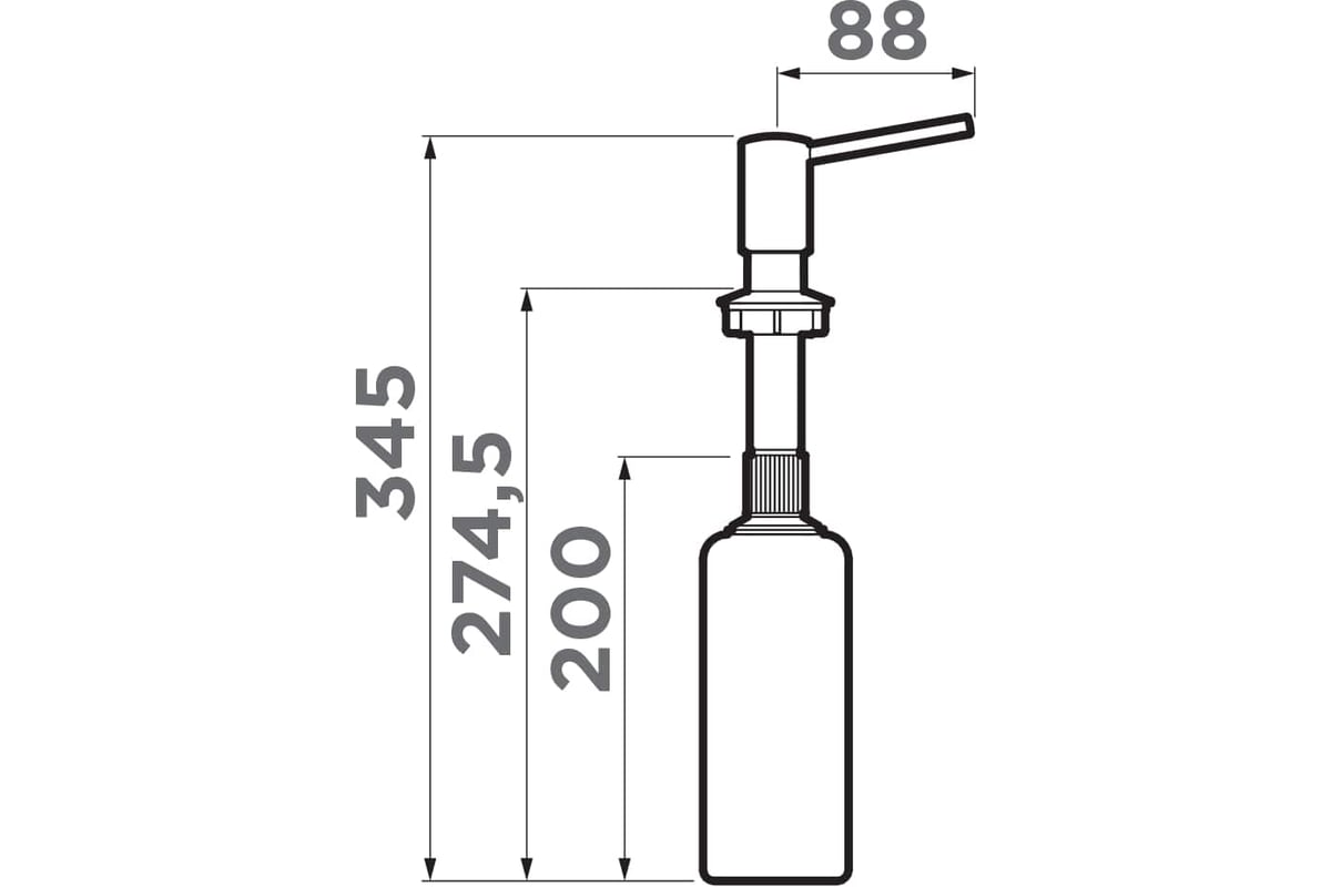 Дозатор Omoikiri OM-02-MA 4995039 - выгодная цена, отзывы ...