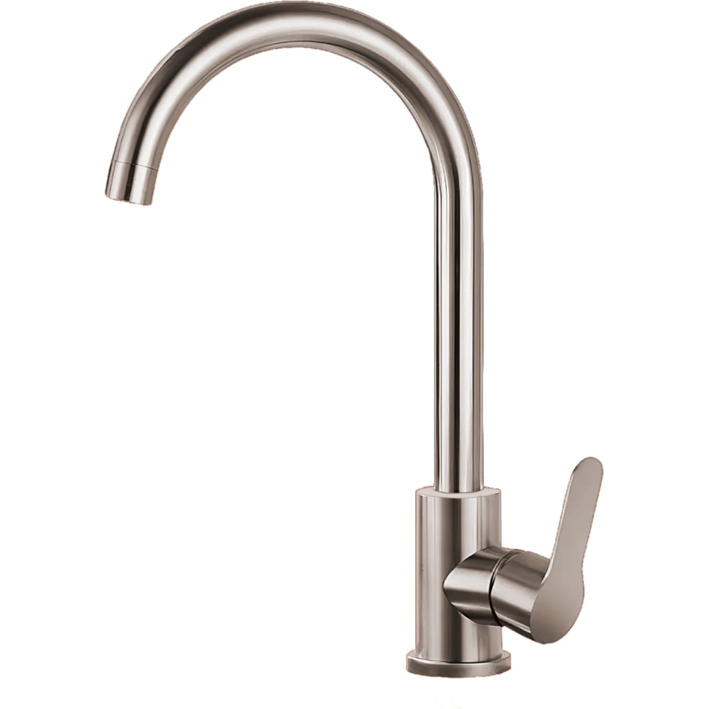 Смеситель для кухни однорычажный Agger ALFI никель AL01-00333 ...