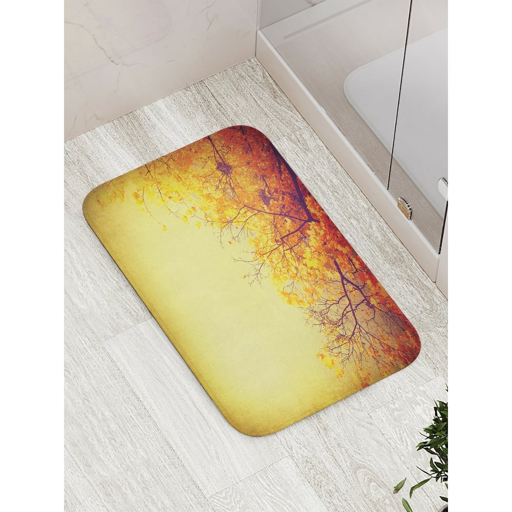 Коврик противоскользящий JoyArty "Осеннее ноты" для ванной, сауны, бассейна, bath_16588 ...