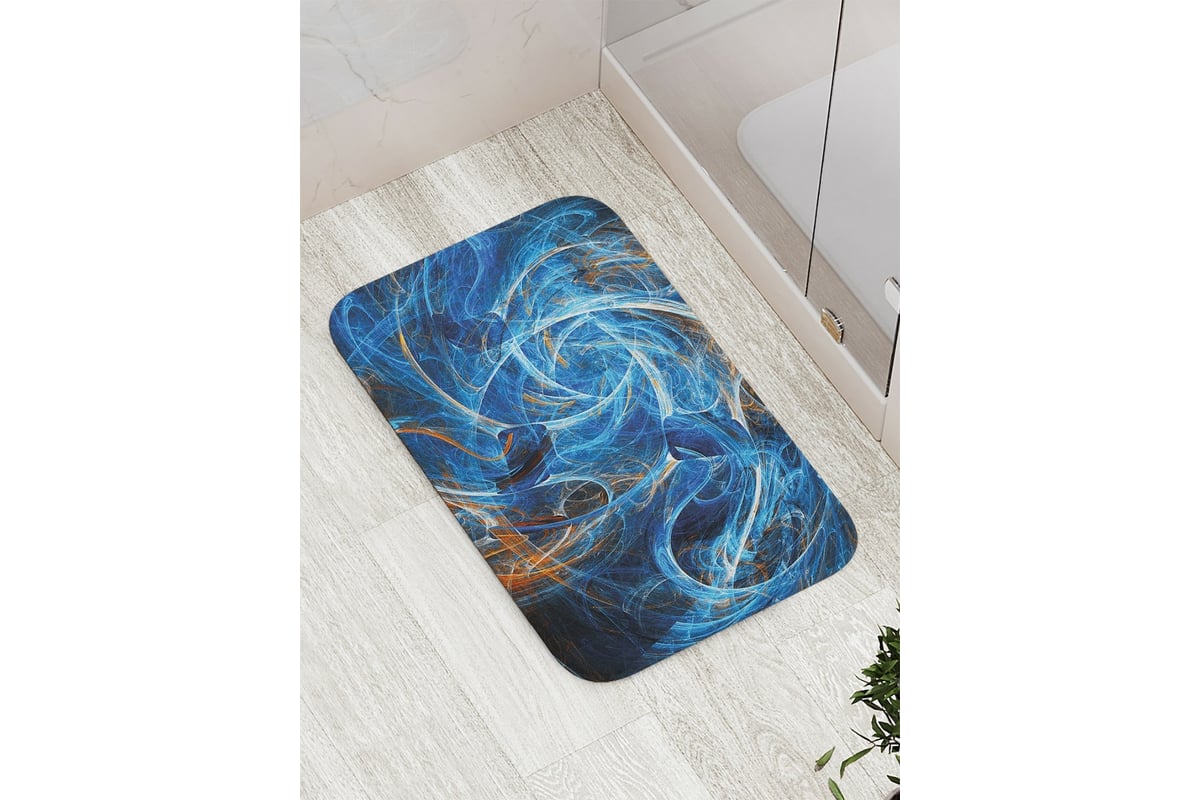 Коврик противоскользящий JoyArty "Паутинная иллюзия" для ванной, сауны, бассейна, bath_21565 ...
