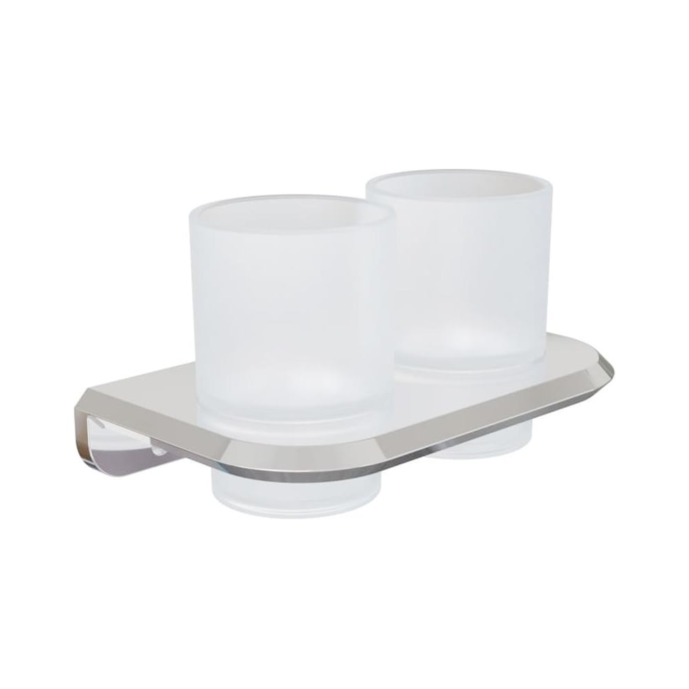 Стакан для ванной комнаты Knotlor двойной, хром SC1032C - выгодная цена, отзывы, характеристики ...