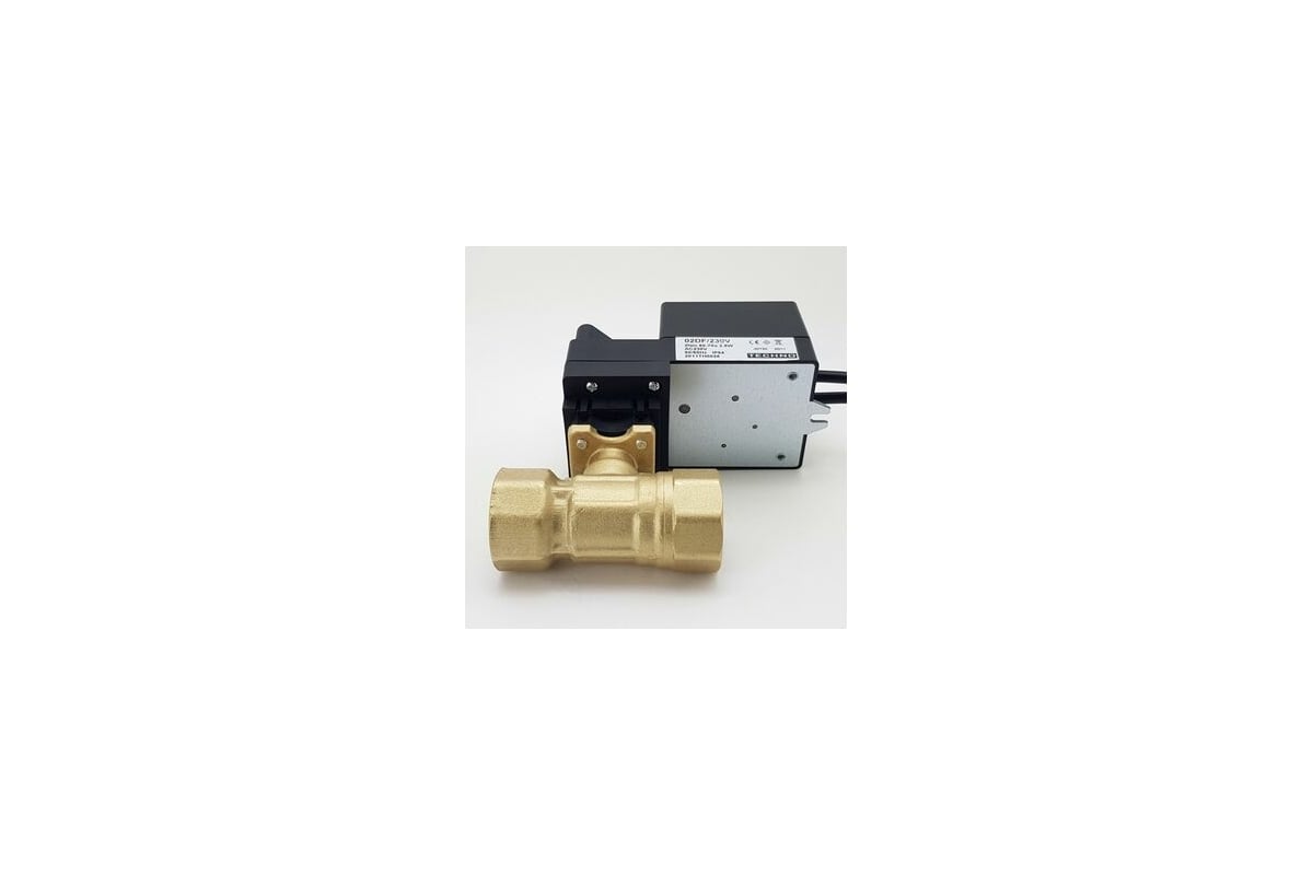 Двухходовой шаровой кран TECHNO DN15, резьба G1/2 с электроприводом 2Нм ...