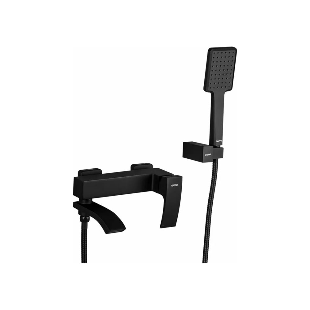 Смеситель для ванны Gappo 35к G3207-6 черный 549392 - выгодная цена, отзывы, характеристики ...