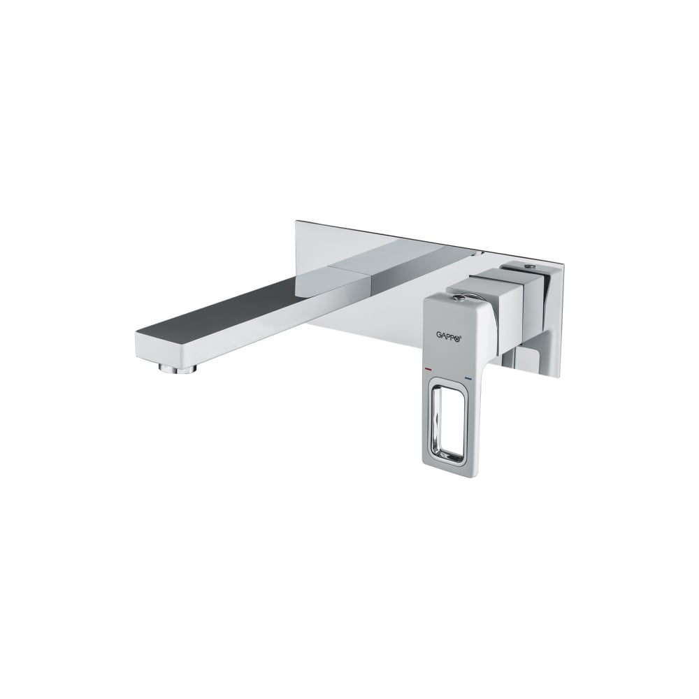 Смеситель для умывальника Gappo 35к G1017-12 встраиваемый, белый-хром 549394 - выгодная цена ...
