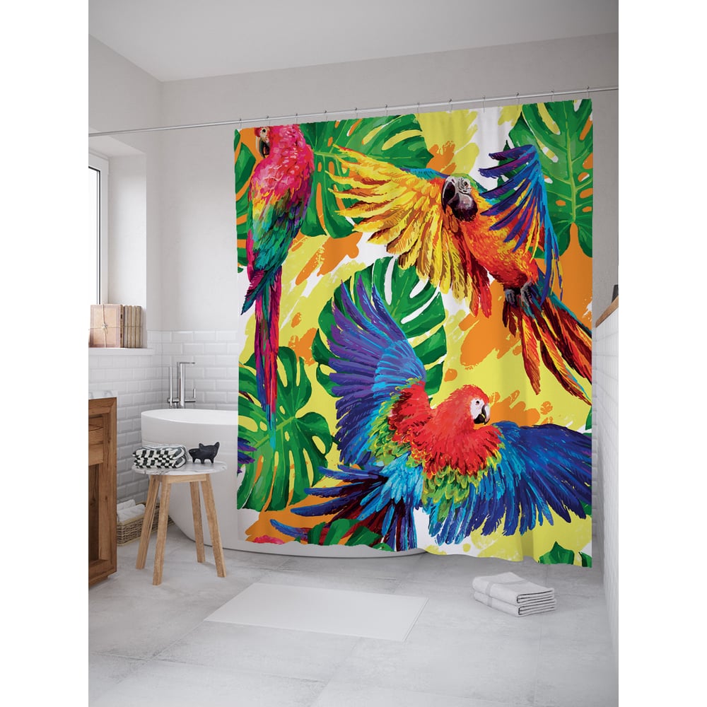 Фотоштора в ванную JOYARTY МУЛЬТИ 180x200 см sc_369579 - выгодная цена, отзывы, характеристики ...