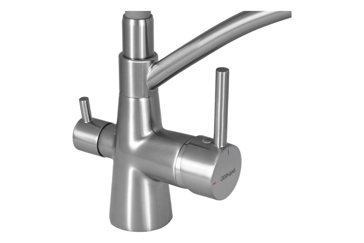 Смеситель для кухни WISENT GERHANS с подводкой для питьевой воды K4855A ...