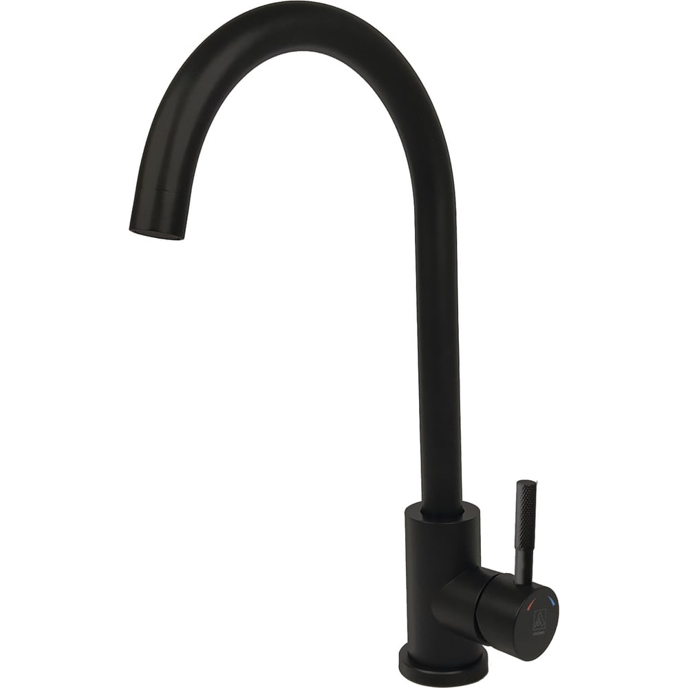 Смеситель для кухни ARGO SOLID чёрный, d-35, нерж. сталь 43326 - выгодная цена, отзывы ...