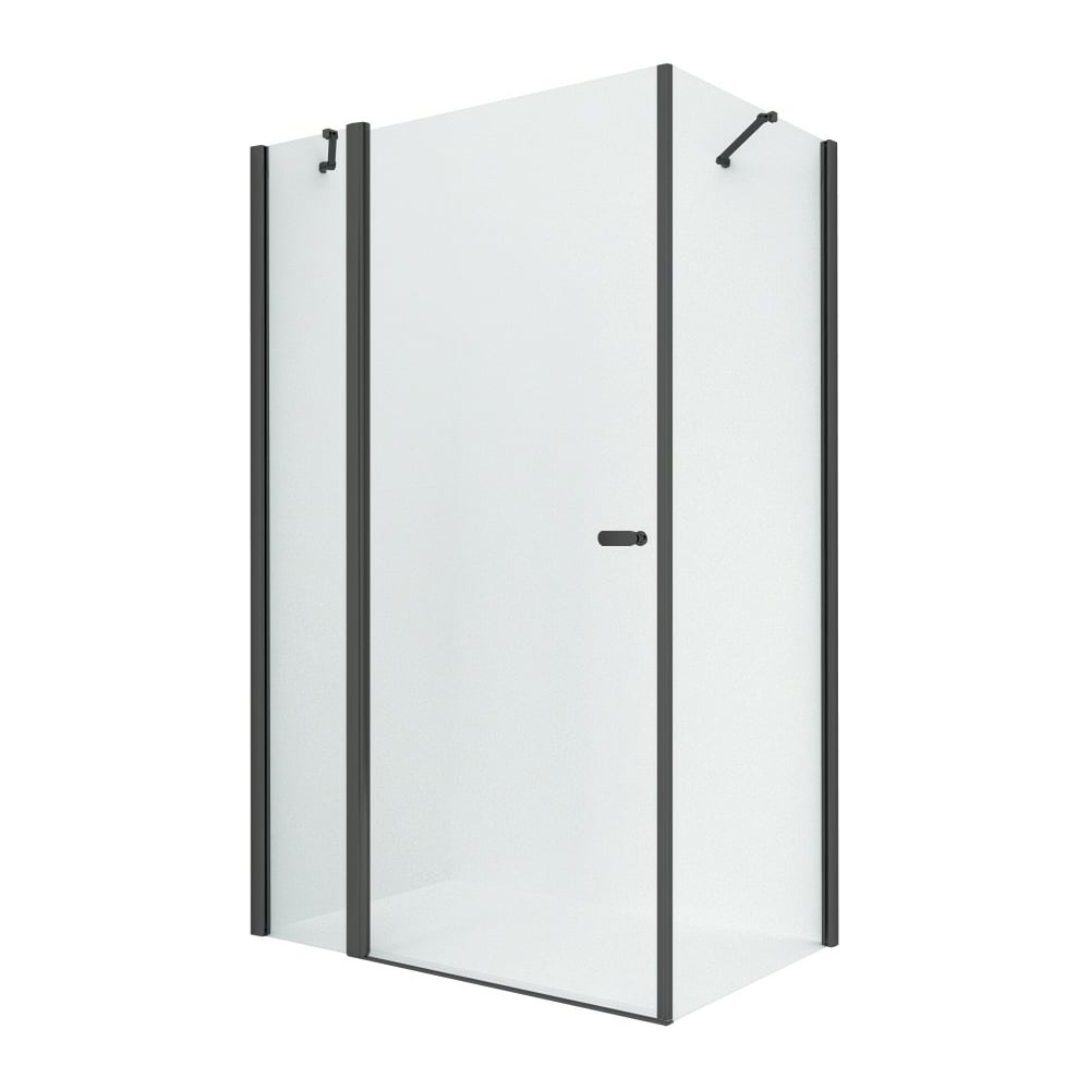 Душевое ограждение NEW TRENDY NEW SOLEO BLACK 120x110x195 (черный) K ...