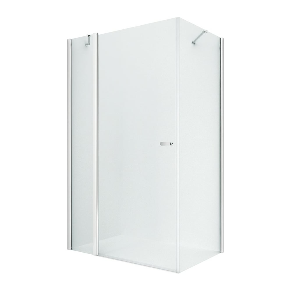 Душевое ограждение NEW TRENDY NEW SOLEO 100x80x195 хром K-0397 - выгодная цена, отзывы ...