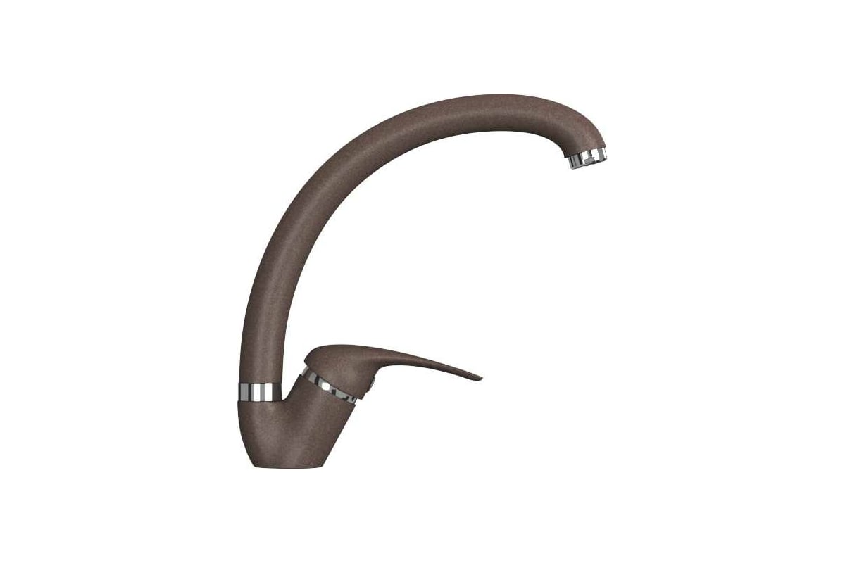Смеситель для кухни (мойки) GreenStone GS-002 шоколад GS-002-345 ...