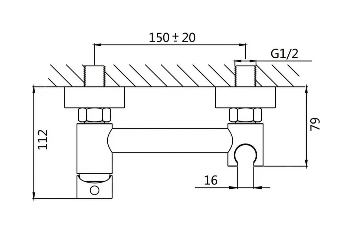 Встроенный гигиенический душ SHEVANIK черный, матовый S107H - выгодная цена, отзывы ...
