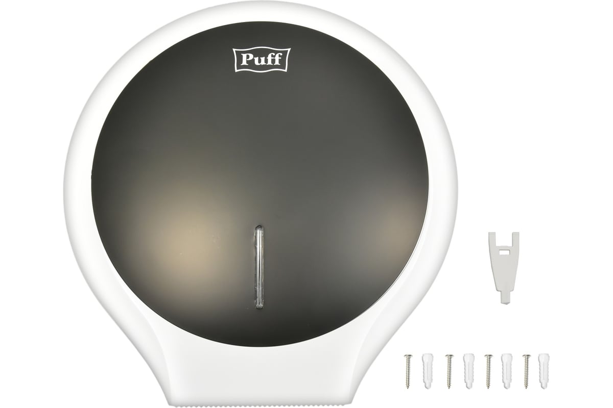 Диспенсер туалетной бумаги Puff 7135Bl, черный, ABS-пластик 1402.013 ...