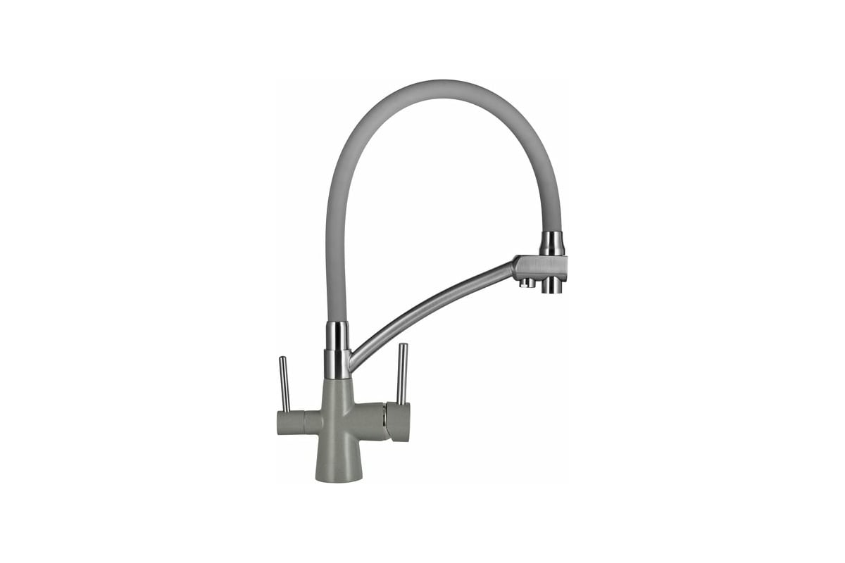 Кухонный смеситель WISENT с подводкой питьевой воды (Грей) W4855-29-9 ...