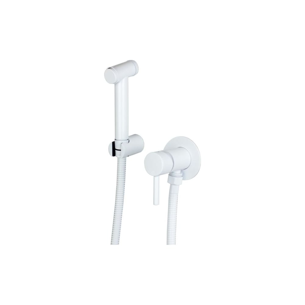 Встраиваемый гигиенический душ BRONZE DE LUXE SCANDI белый глянцевый ...