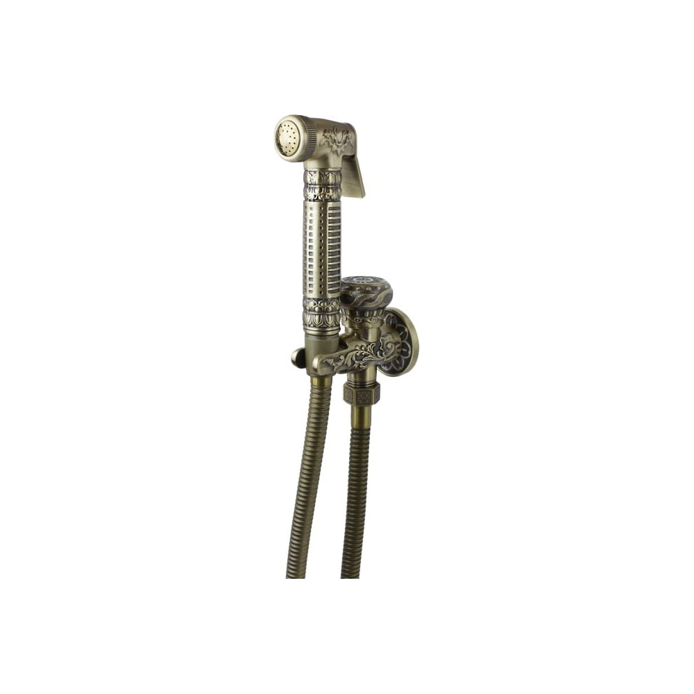 Комплект гигиенического душа с вентилем BRONZE DE LUXE (на одну воду ...