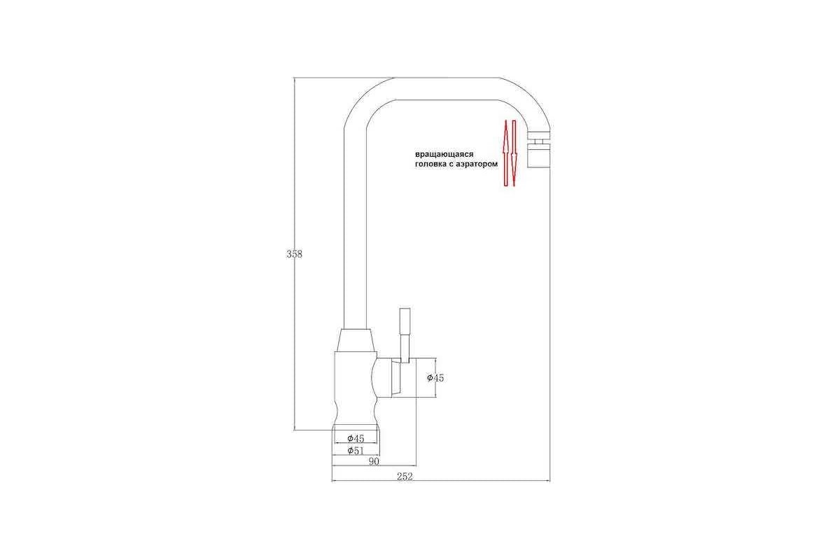 Смеситель ZorG Steel Hammer нержавейка SH 5177 INOX - выгодная цена ...