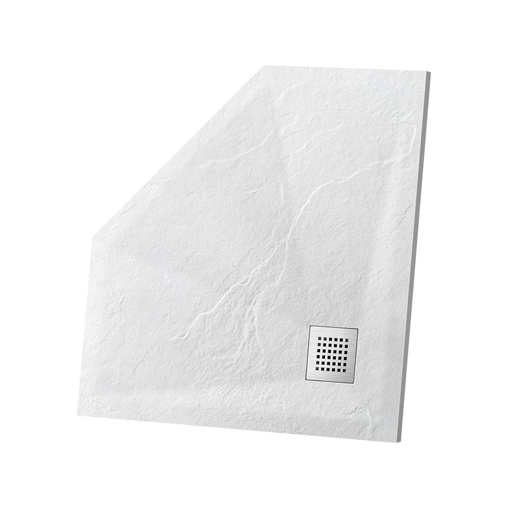 Поддон для душа VINCEA из искусственного камня, 1000x1000x25, белый ...
