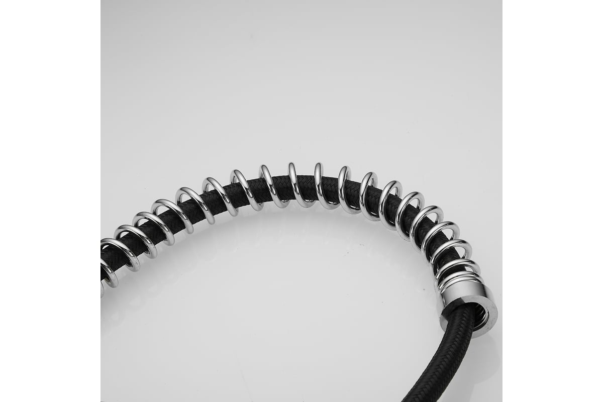 Пружинный смеситель для кухни SHEVANIK с выдвижной лейкой, хром S963 - выгодная цена, отзывы ...