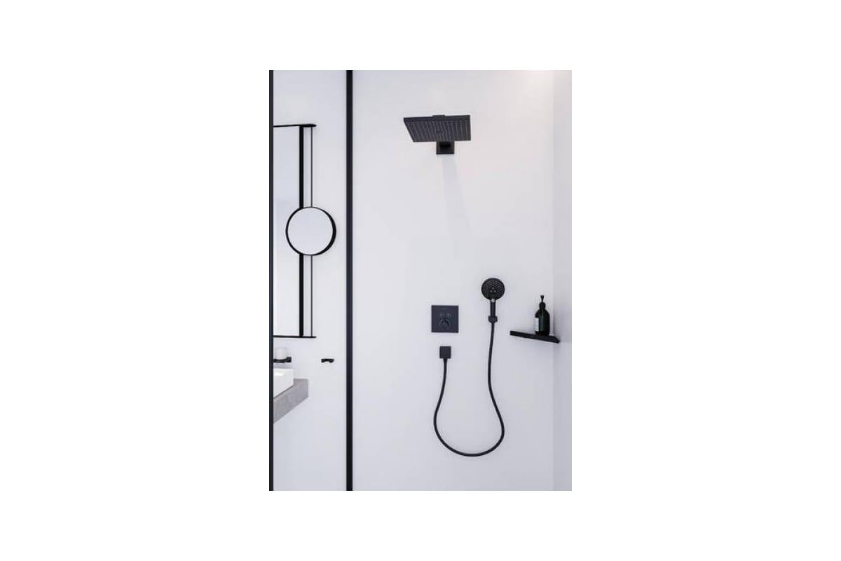 Ручной душ Hansgrohe Raindance select s 120 3jet матовый черный ...