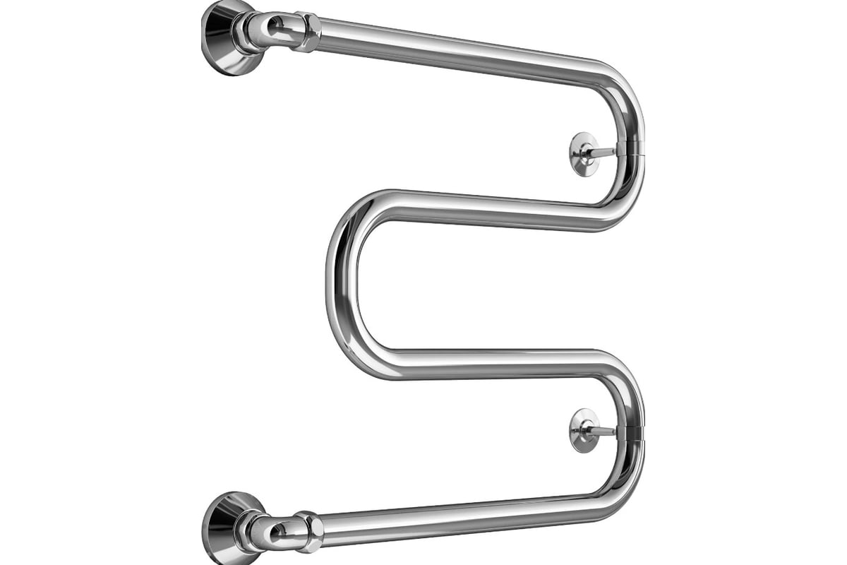 Водяной полотенцесушитель Маргроид М-образный, с боковым подключением ...