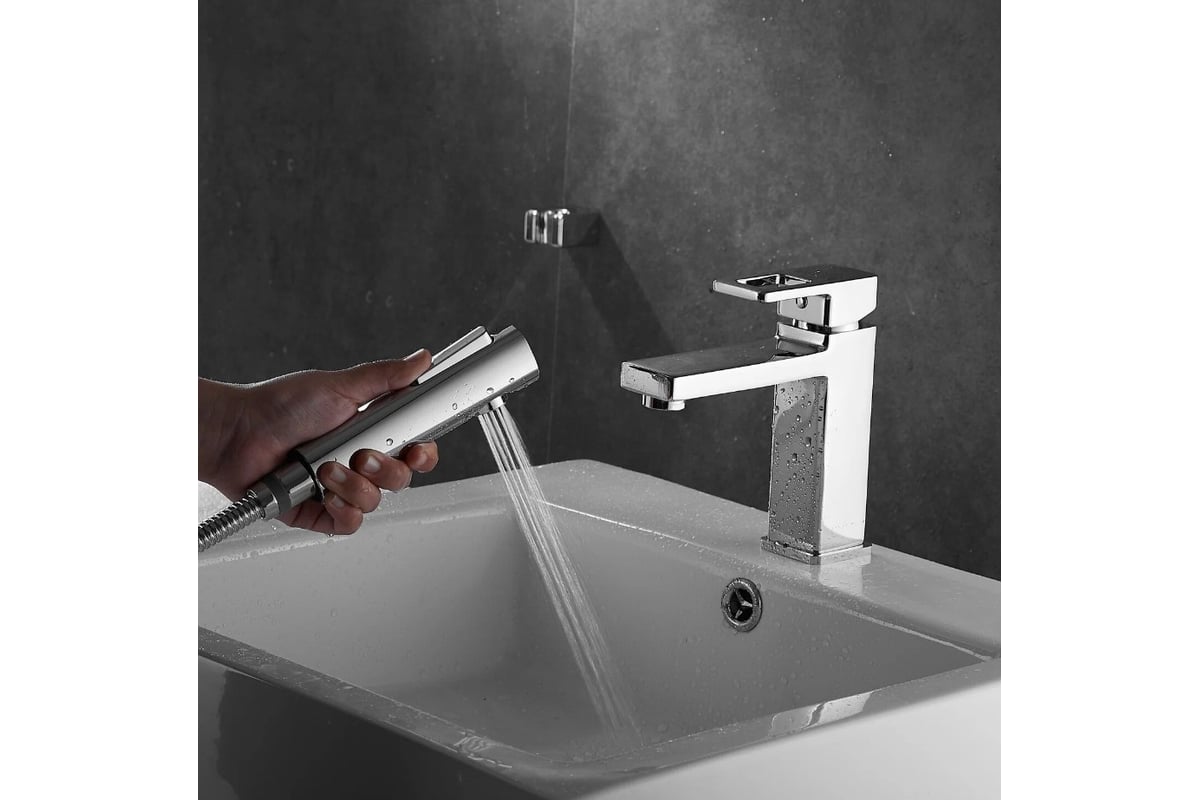 Смеситель для раковины Shevanik с гигиеническим душем S8271 - выгодная цена, отзывы ...