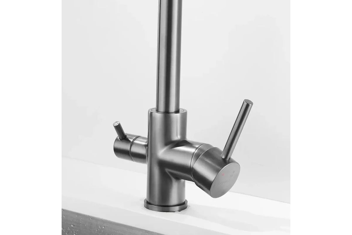 Смеситель для кухни Shevanik с подключением фильтра питьевой воды S128T - выгодная цена, отзывы ...