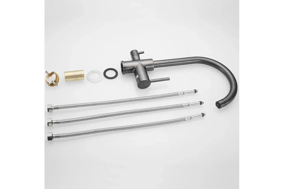 Смеситель для кухни Shevanik с подключением фильтра питьевой воды S128T - выгодная цена, отзывы ...